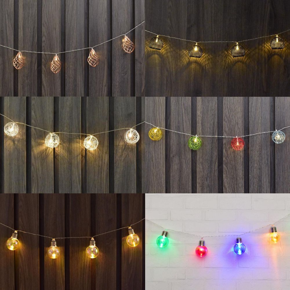 Luce Bella Decorated String Lights - Pack of 10 Assorted Design – TheITmart