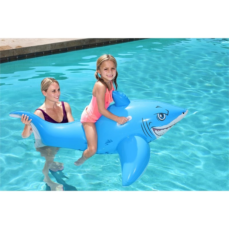 H2Ogo Ride On Shark Inflatable Pool Float – TheITmart