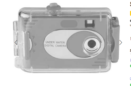 Vivitar Waterproof Digital Camera - in Silver / Aqua Colours – TheITmart