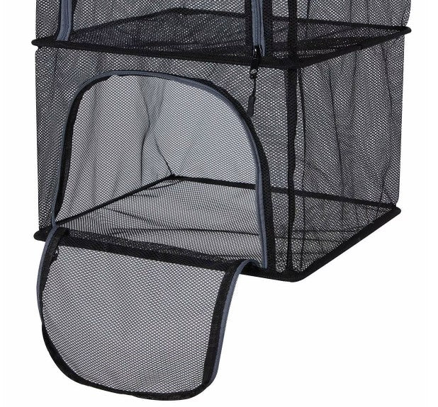 Portable Camping Hanging Storage 4 Shelf - Black – TheITmart