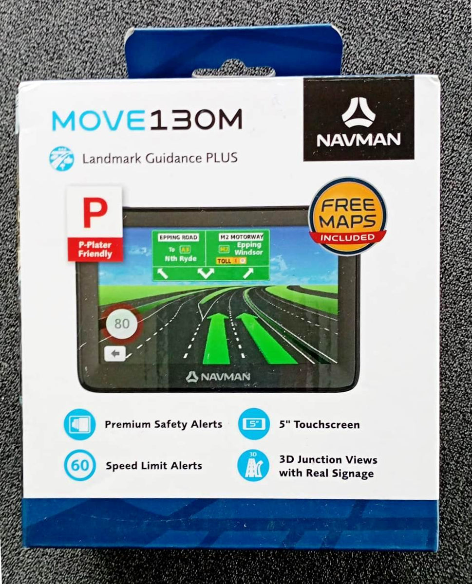 Navman MOVE130M 5-inch Touch Screen GPS Navigator/Free Maps Included ...