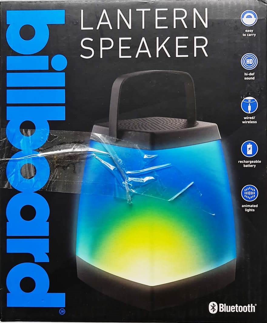 Billboard Lantern Bluetooth Speaker/3 Light modes/Hi-Def Wireless/Rech ...